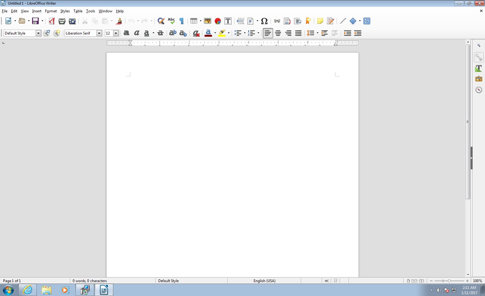 Word libreoffice writer - rappana