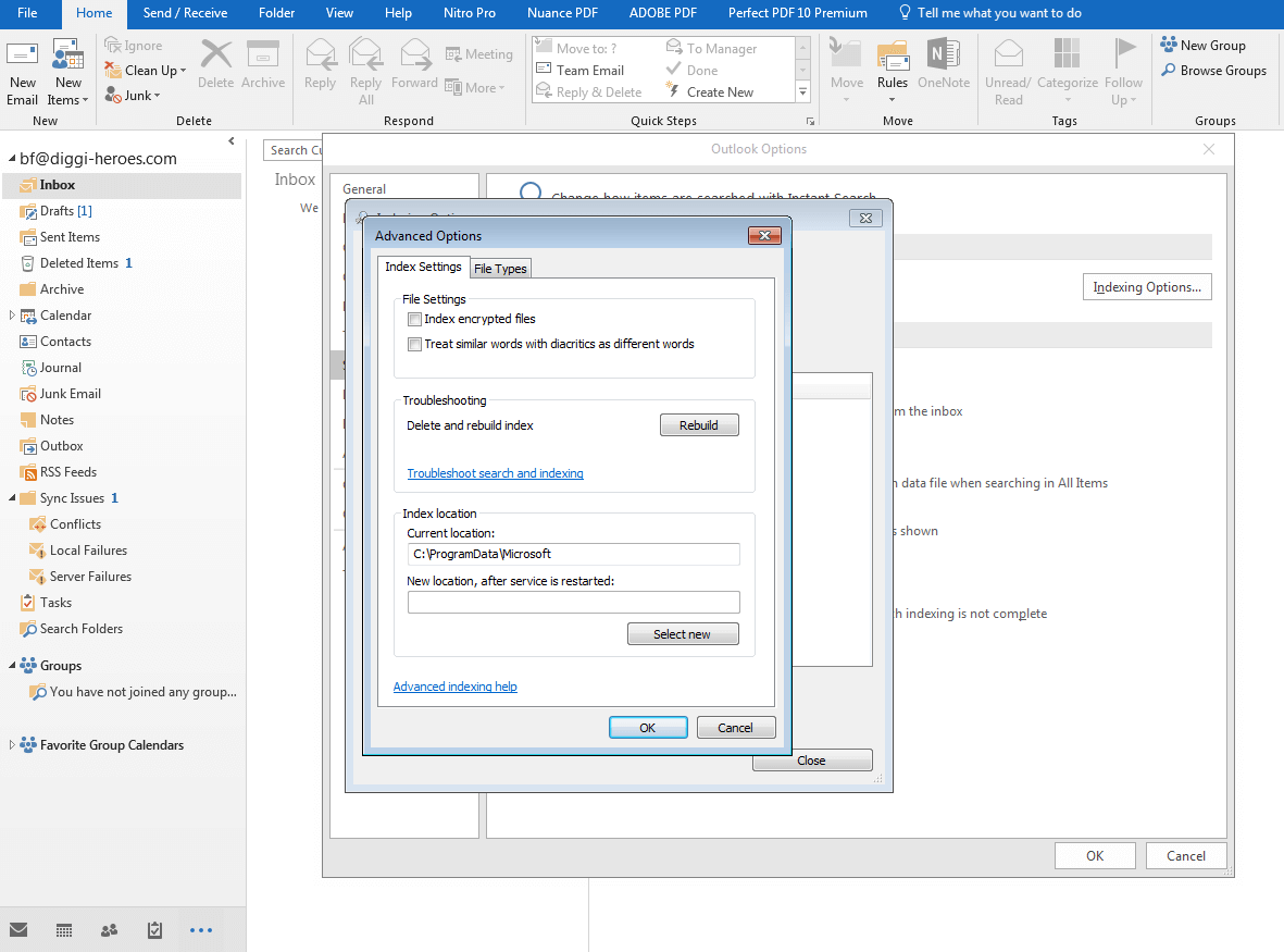 Outlook search function not working: what are the solutions? - IONOS