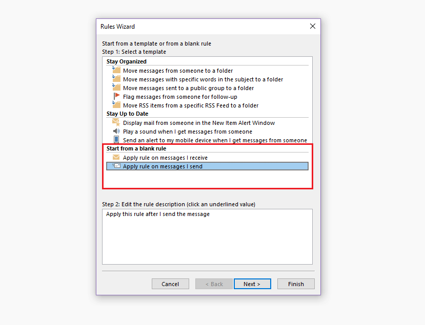 Creating Outlook rules | Here’s how - IONOS UK