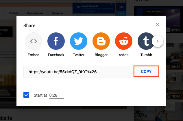 YouTube Timestamp Link Linking Videos With A Start Time Marker IONOS