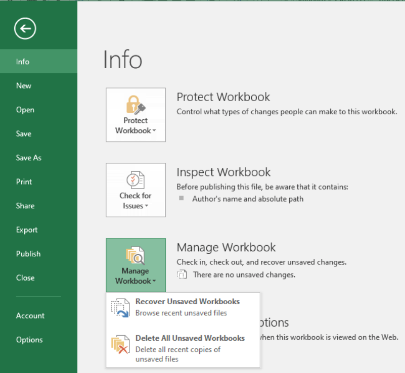 How To Recover An Excel File Step By Step Instructions