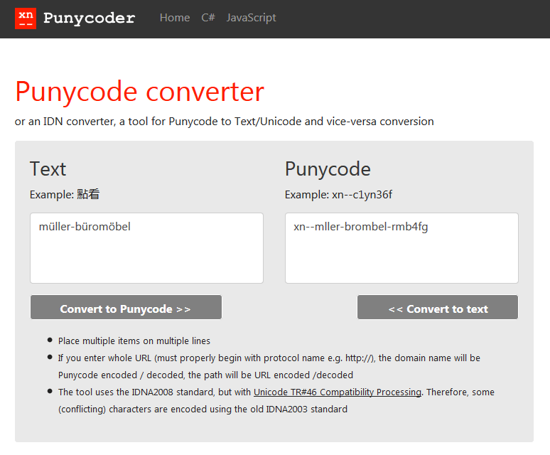 Punycode – converting internationalised domain names - IONOS