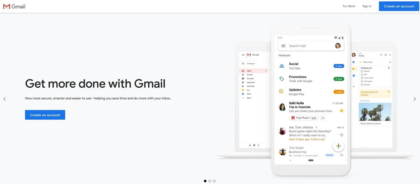 Free mail providers | The best free email providers 2022 - IONOS