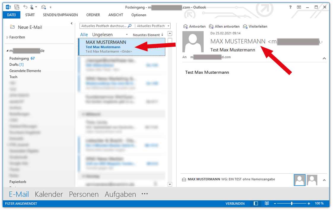 Change Name In Outlook Profile