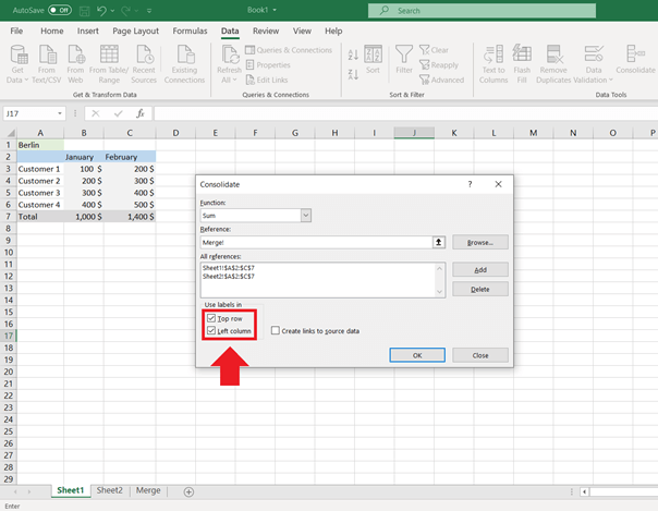 Merging data in Excel: A step-by-step guide - IONOS UK