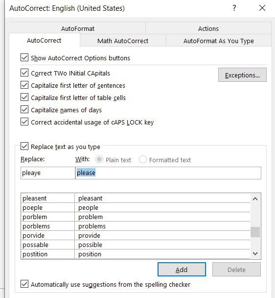 Outlook AutoCorrect: how to enable, disable, and customise - IONOS UK