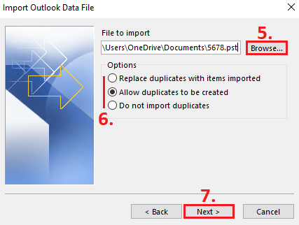 Outlook: How to open OST files and import them - IONOS UK