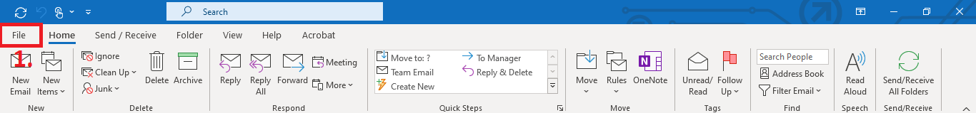 Outlook: How to open OST files and import them - IONOS UK
