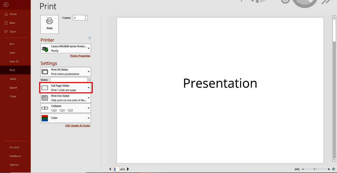 How to print PowerPoint with notes: step-by-step instructions - IONOS UK