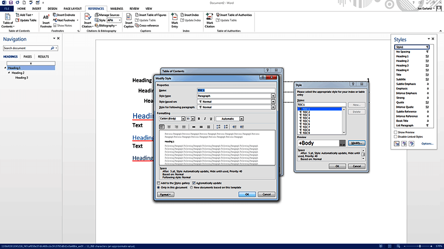 Word Styles: Creating and Modifying Styles in Word - IONOS UK