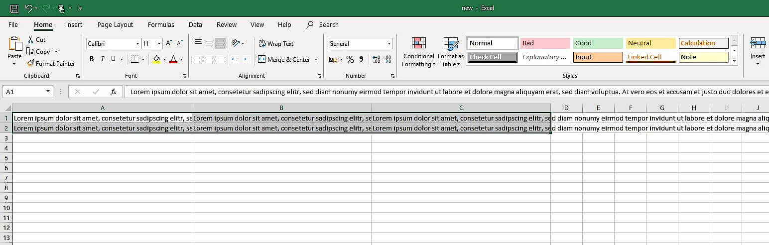 How to wrap text in Excel - IONOS UK