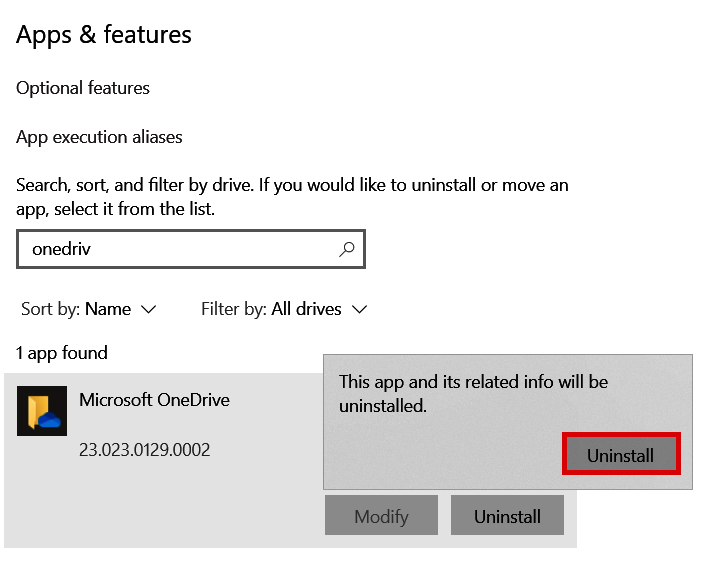 How to turn off OneDrive - IONOS UK