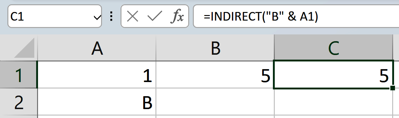 How to use the INDIRECT function in Excel - IONOS UK