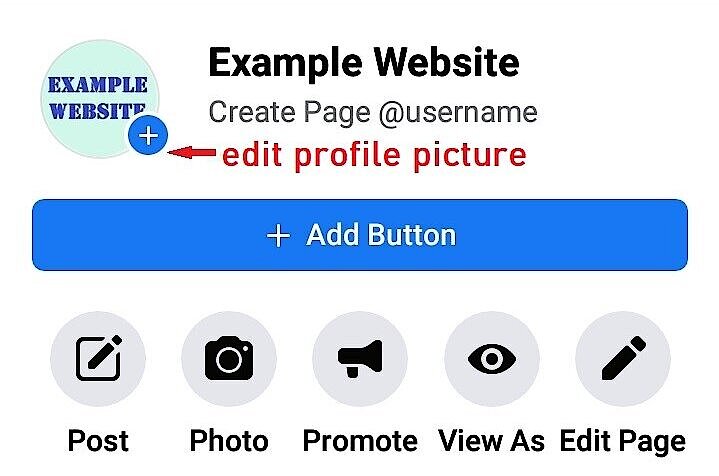 Example Facebook Profile Page