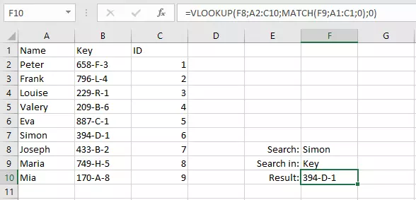 Excel MATCH Function | How to easily use Excel MATCH() - IONOS
