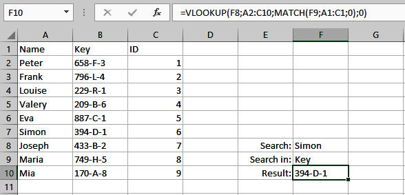 Excel MATCH Function | How to easily use Excel MATCH() - IONOS UK
