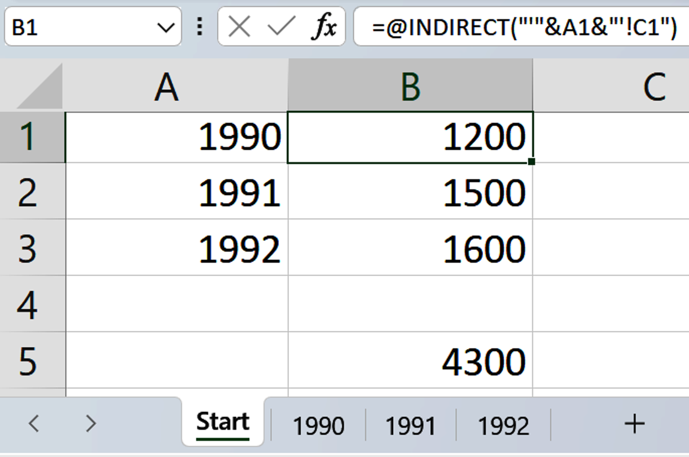 How to use the INDIRECT function in Excel - IONOS UK