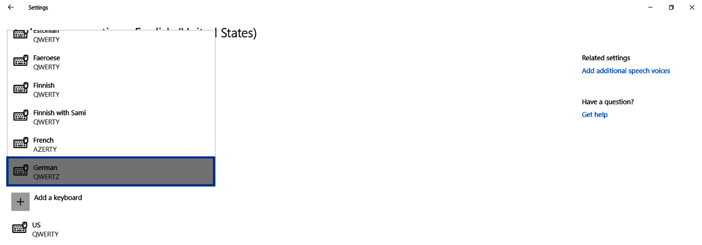 Changing your keyboard language and layout in Windows 10: step by step ...