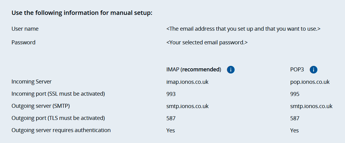 How to set up a custom domain with Outlook - IONOS UK