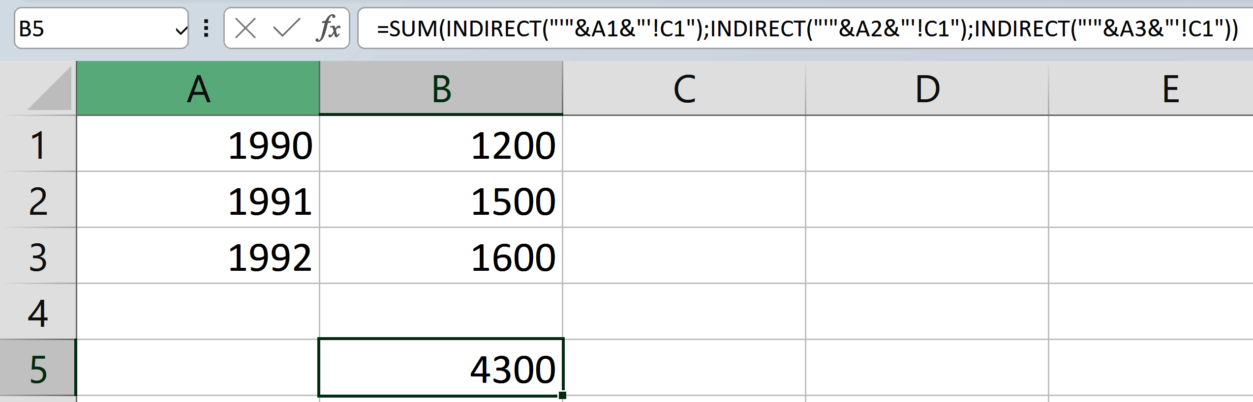 How to use the INDIRECT function in Excel - IONOS UK