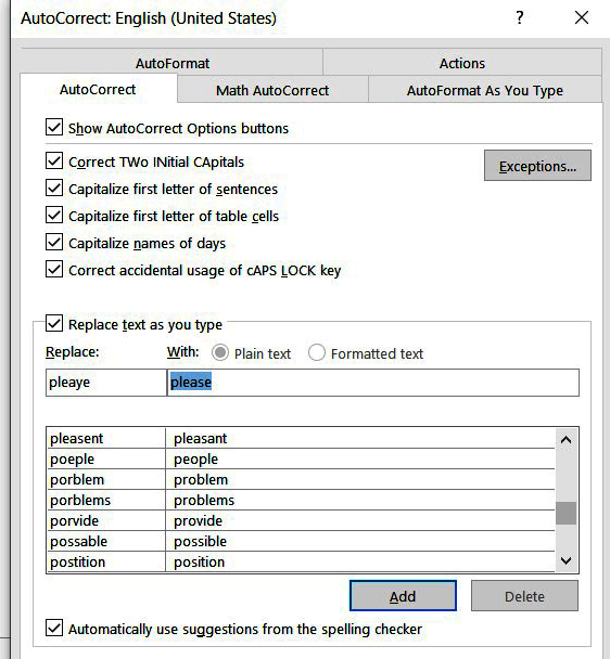 Outlook AutoCorrect: how to enable, disable, and customise - IONOS UK